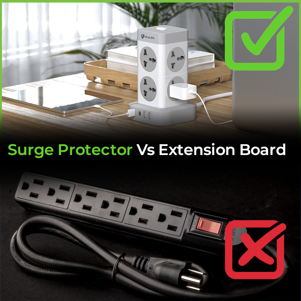Surge Protector Vs Extension Board – UltraProlink