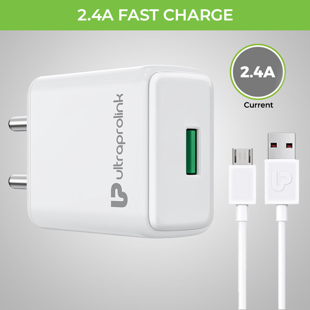 Boost 12M 2.4A/12W Charger + Micro USB Cable UM1166M – UltraProlink