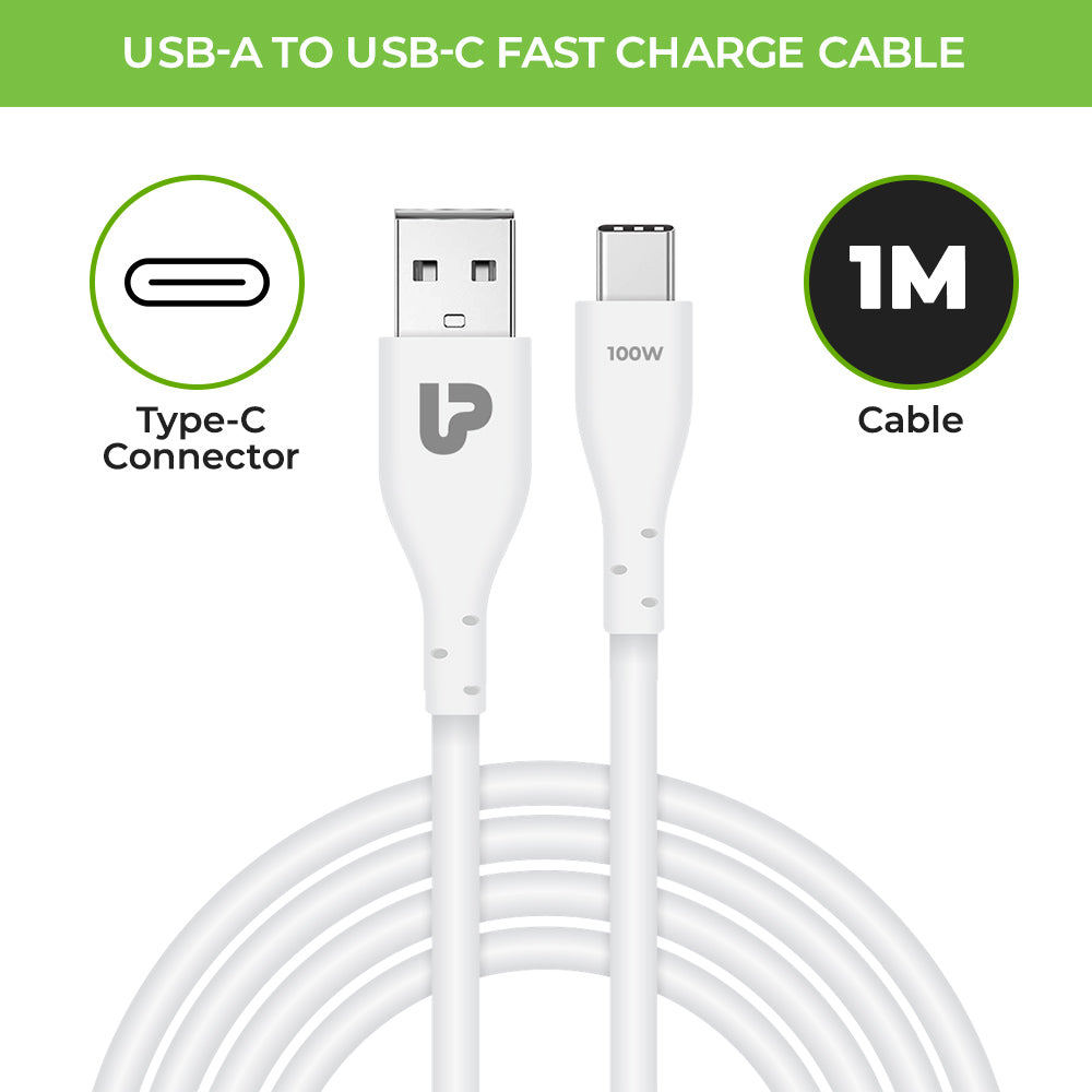 44W Multi Protocol Fast Travel Charger with 1m Cable UM1135 – UltraProlink