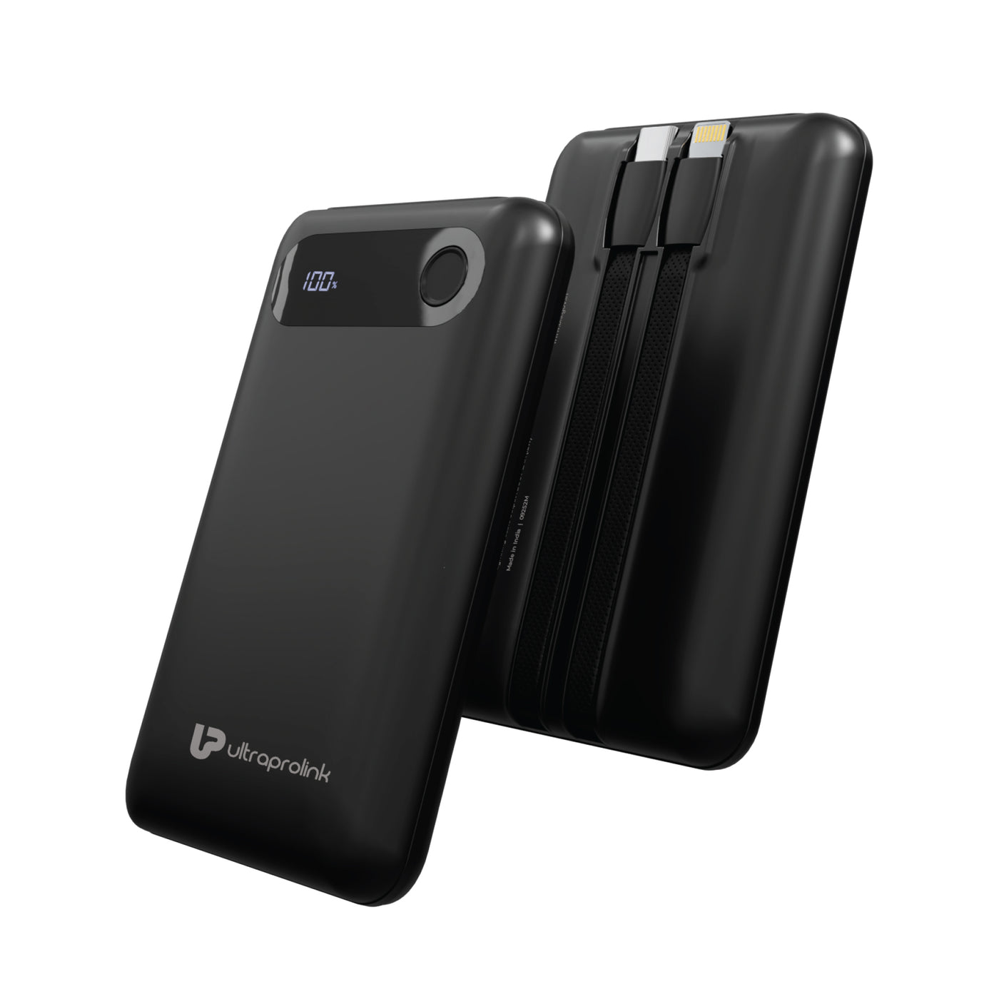 Ultra-Slim & compact Power Bank with Type C & iPhone Cable UM1127 ...