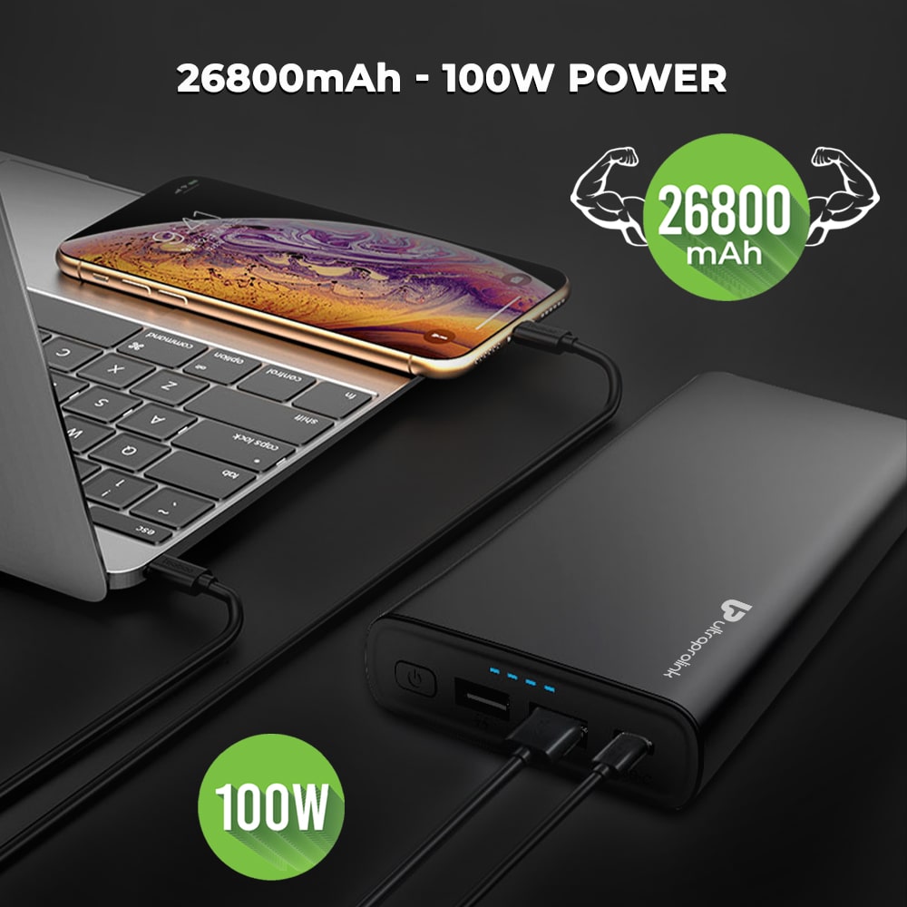 26800 mAh 100W Power Bank