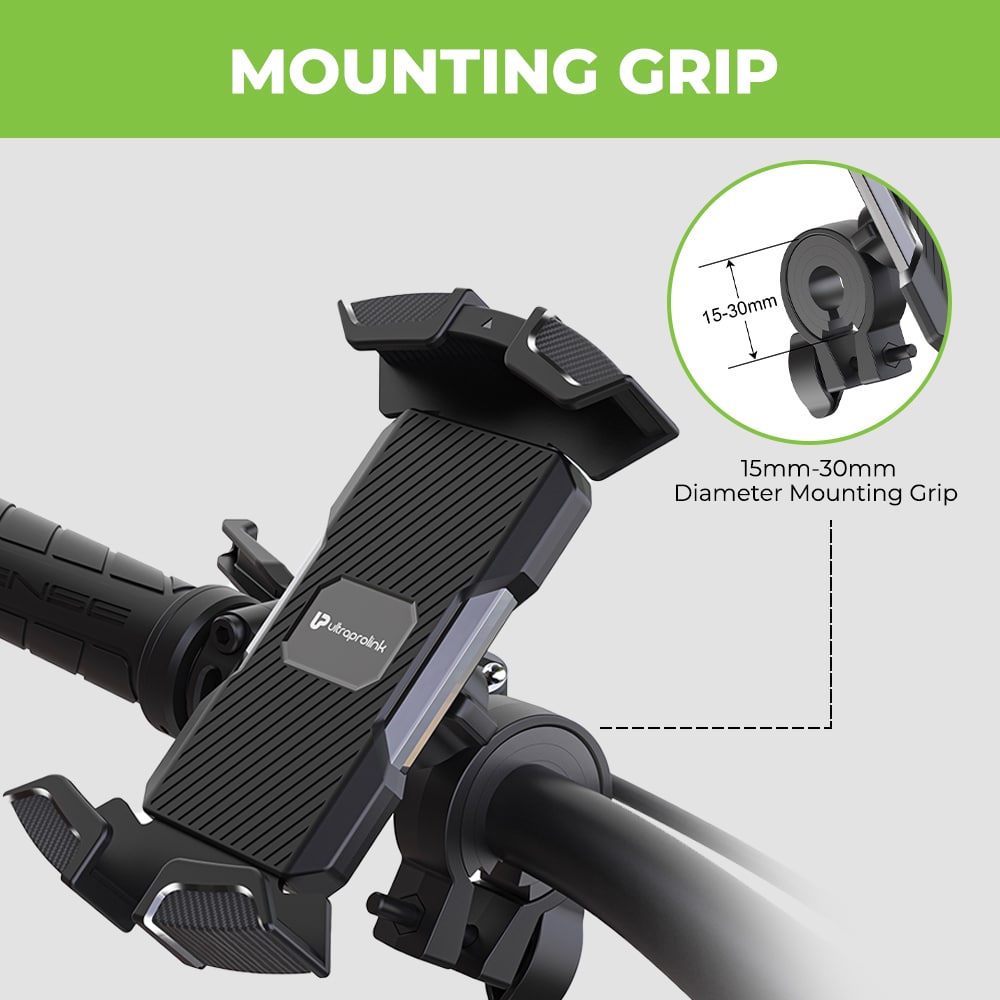 Handlebar Phone Mount for Bicycles & Motorcycles UM1138 – UltraProlink