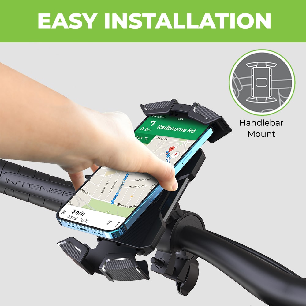 Handlebar Phone Mount for Bicycles & Motorcycles UM1138 – UltraProlink