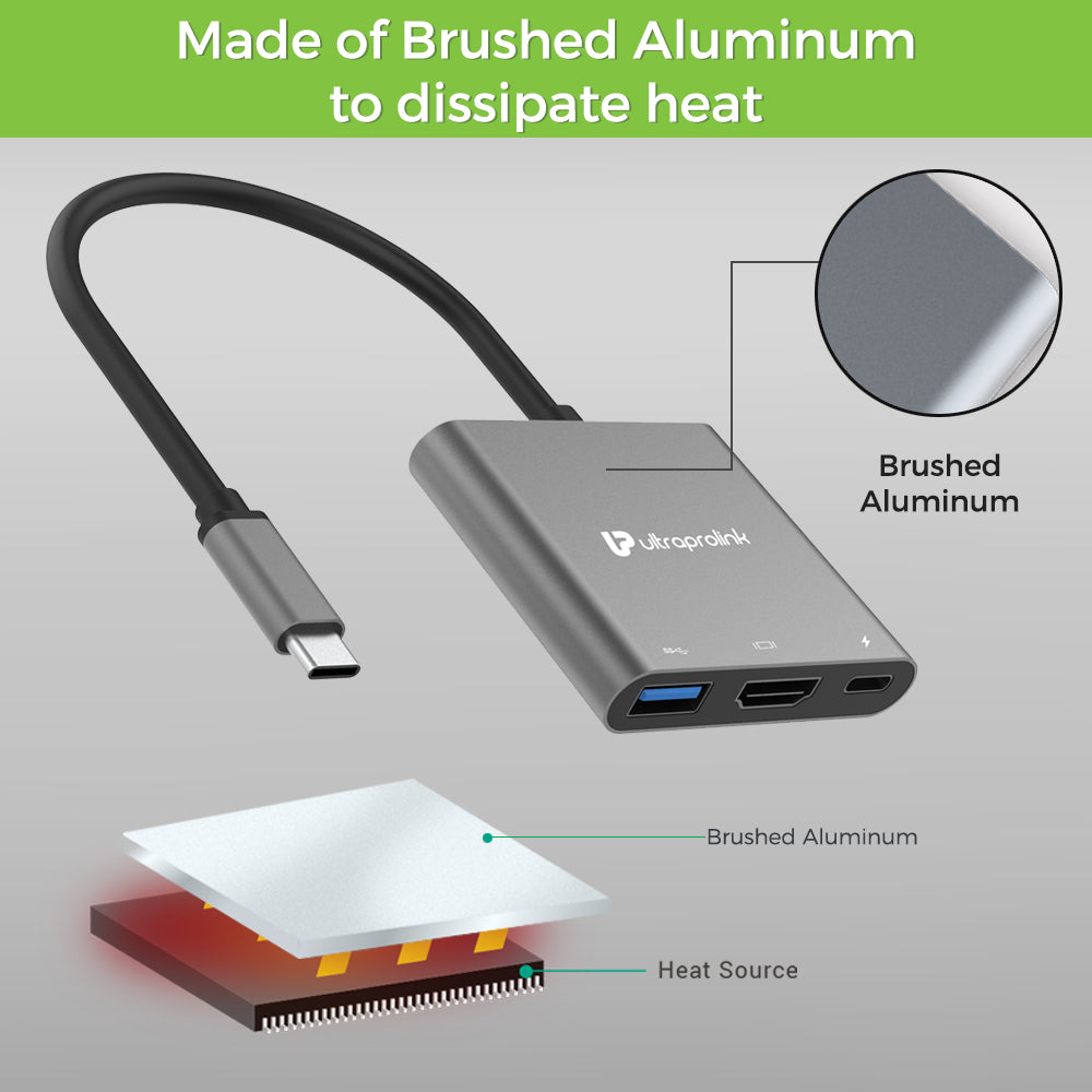 Smart Hub 3 in 1 USB Type C UM1044 – UltraProlink