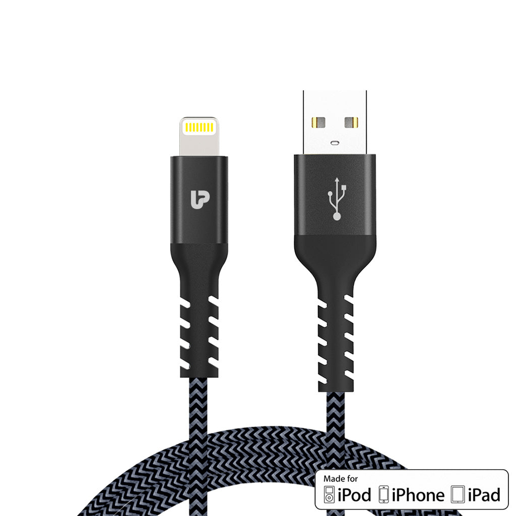 NyloKev+ MFI Lightning Cable 2.0m UL1008GRY-0200 – UltraProlink