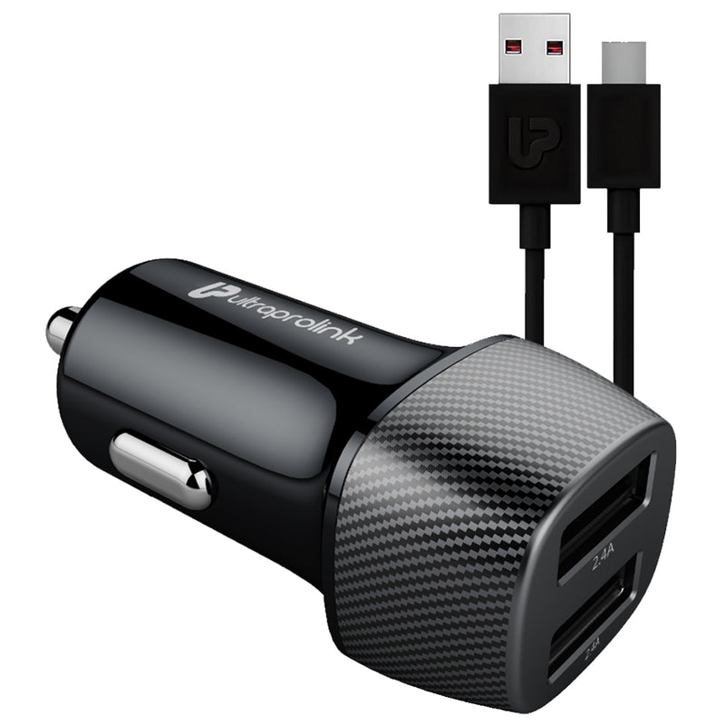Mach 24 Dual USB Fast Car Charger 4.8A/24W UM1094C – UltraProlink